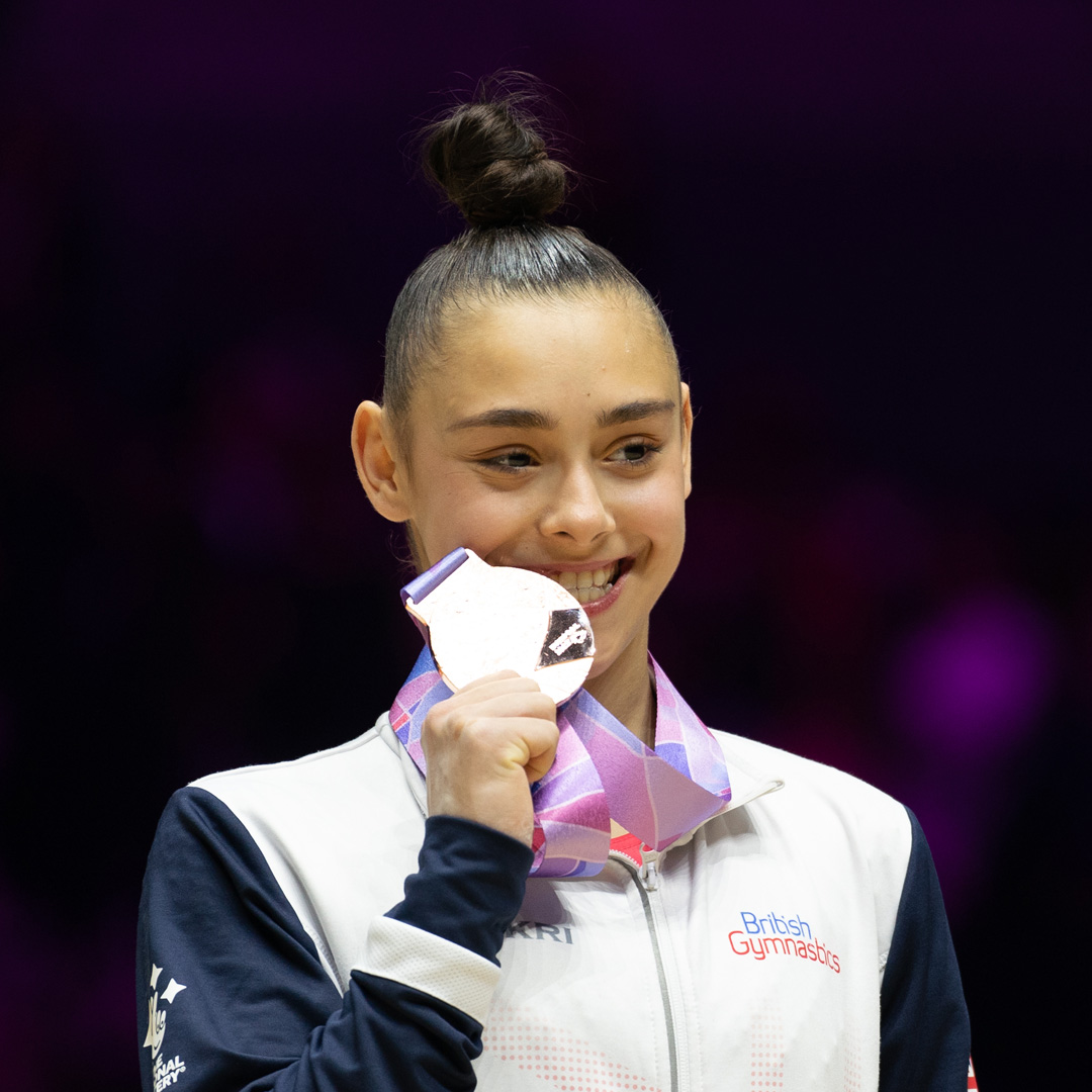 Bronze for Jessica Gadirova who becomes first British woman to win a ...