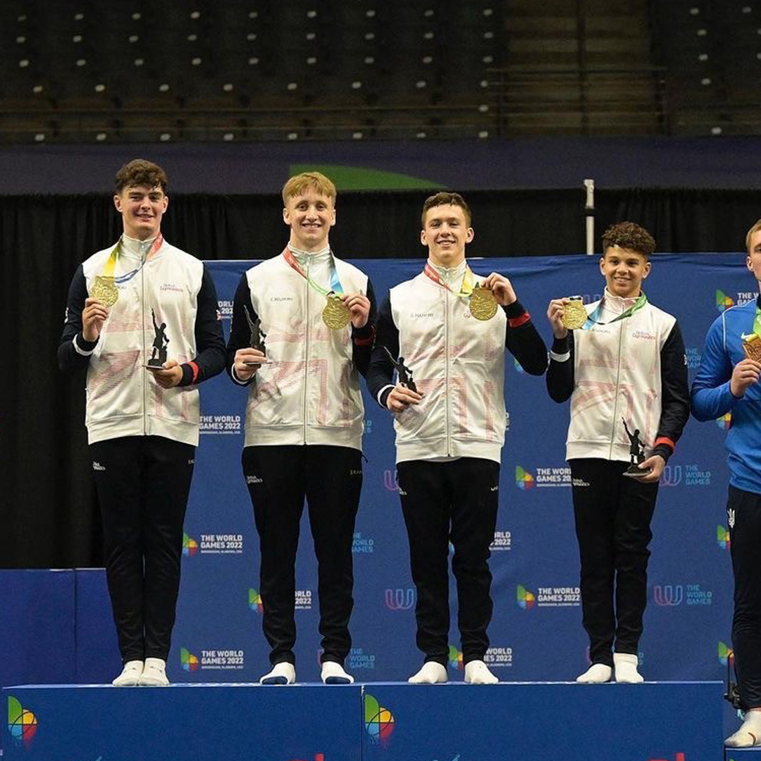 Britain’s acrobatic men’s group become World Games champions
