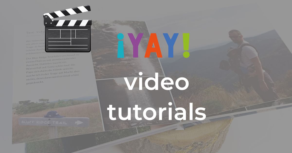 YAY Photo-book Tutorial