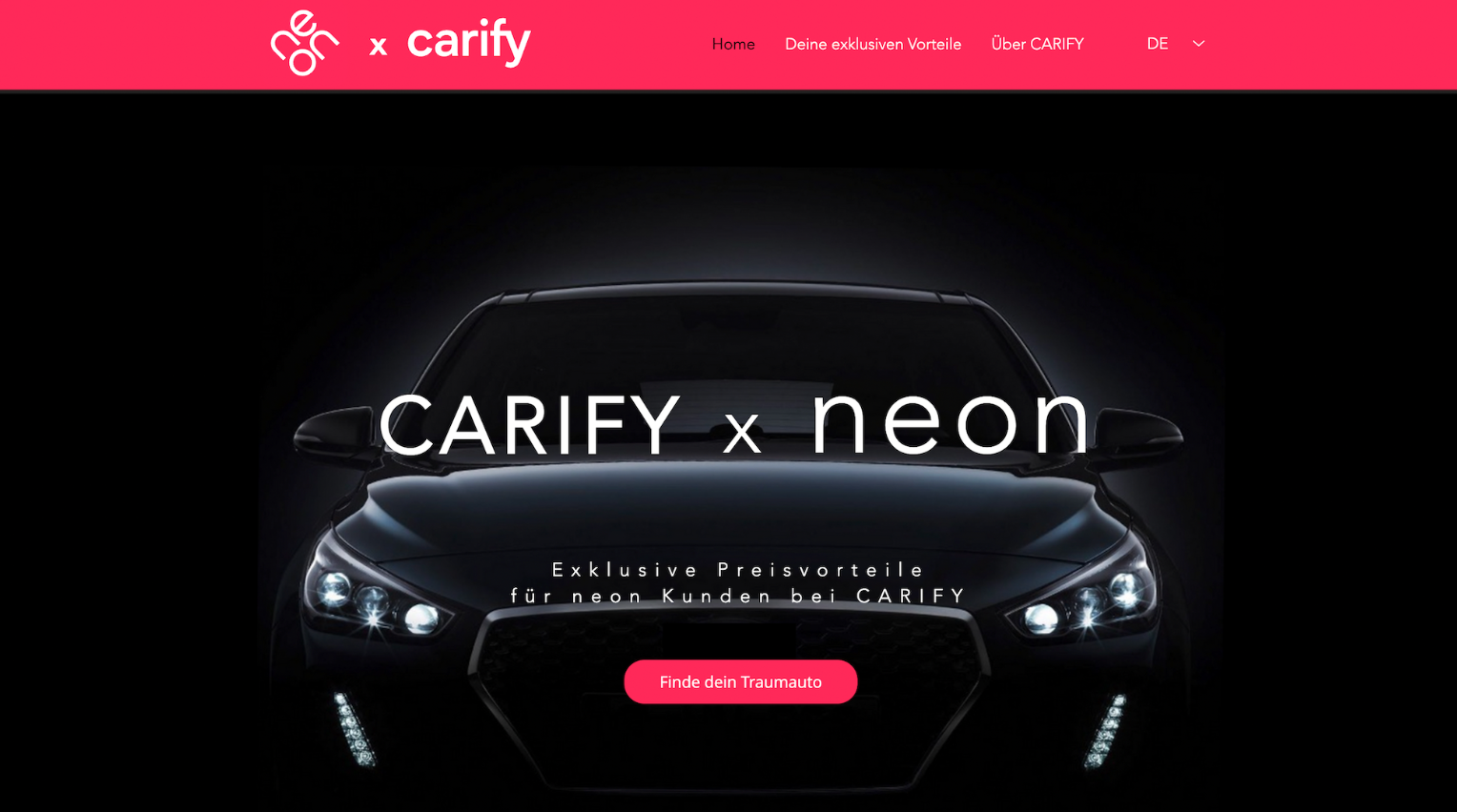CARIFY launches partnership with Zurich neobank neon