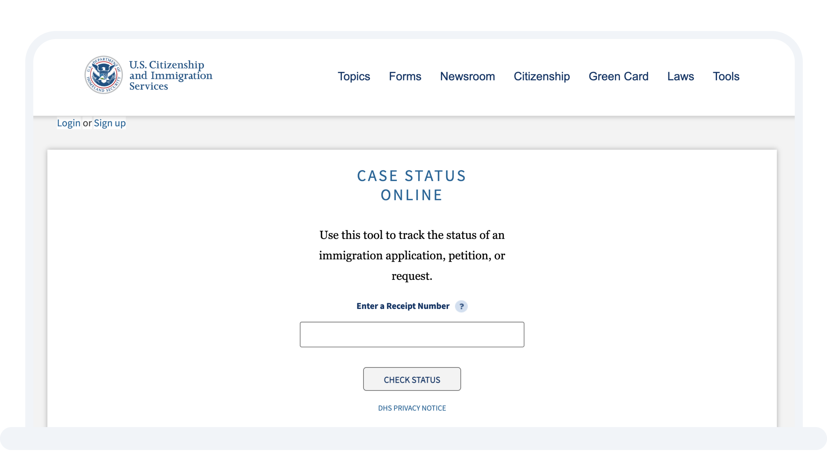 How To Check Immigration Case Status Online MotaWord