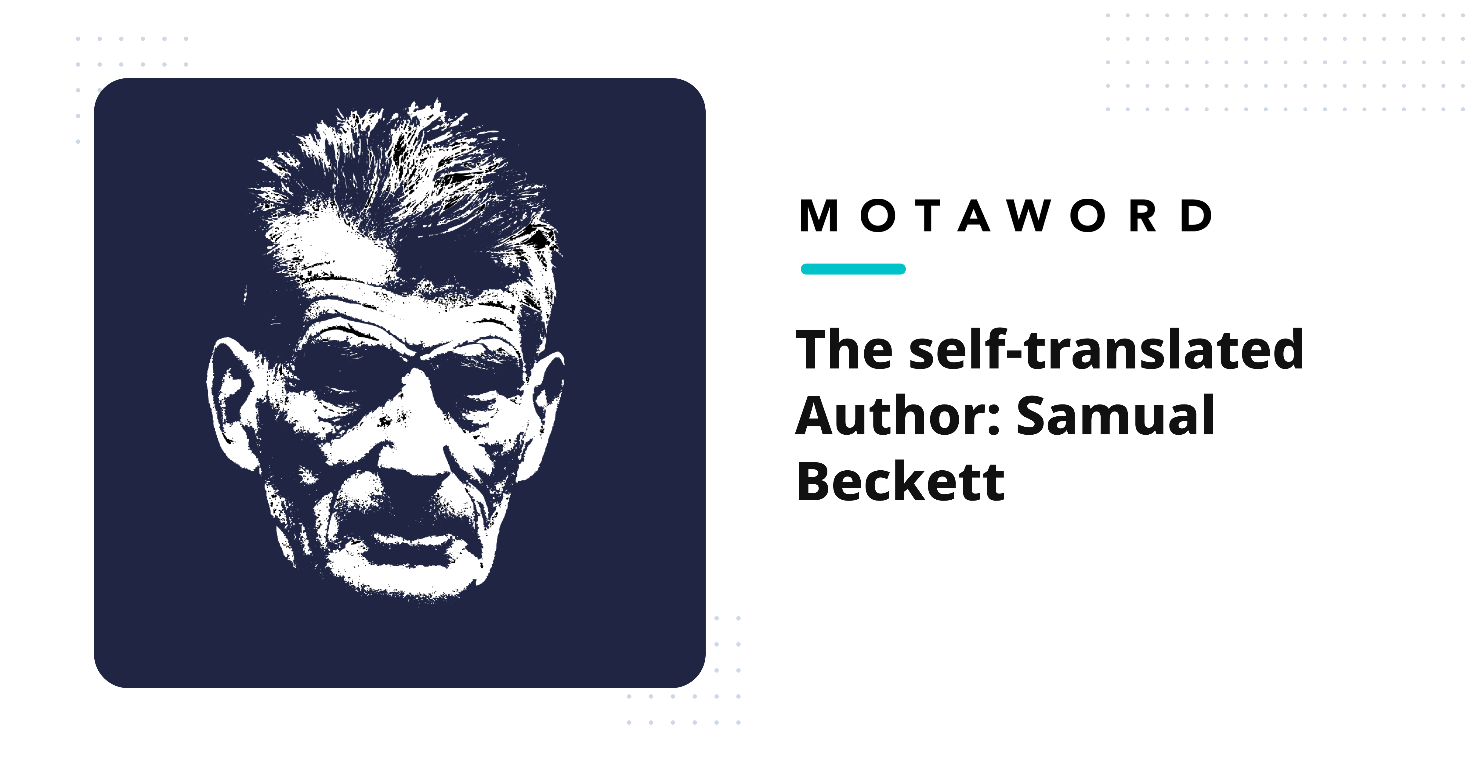 Translator and Writer Samuel Beckett