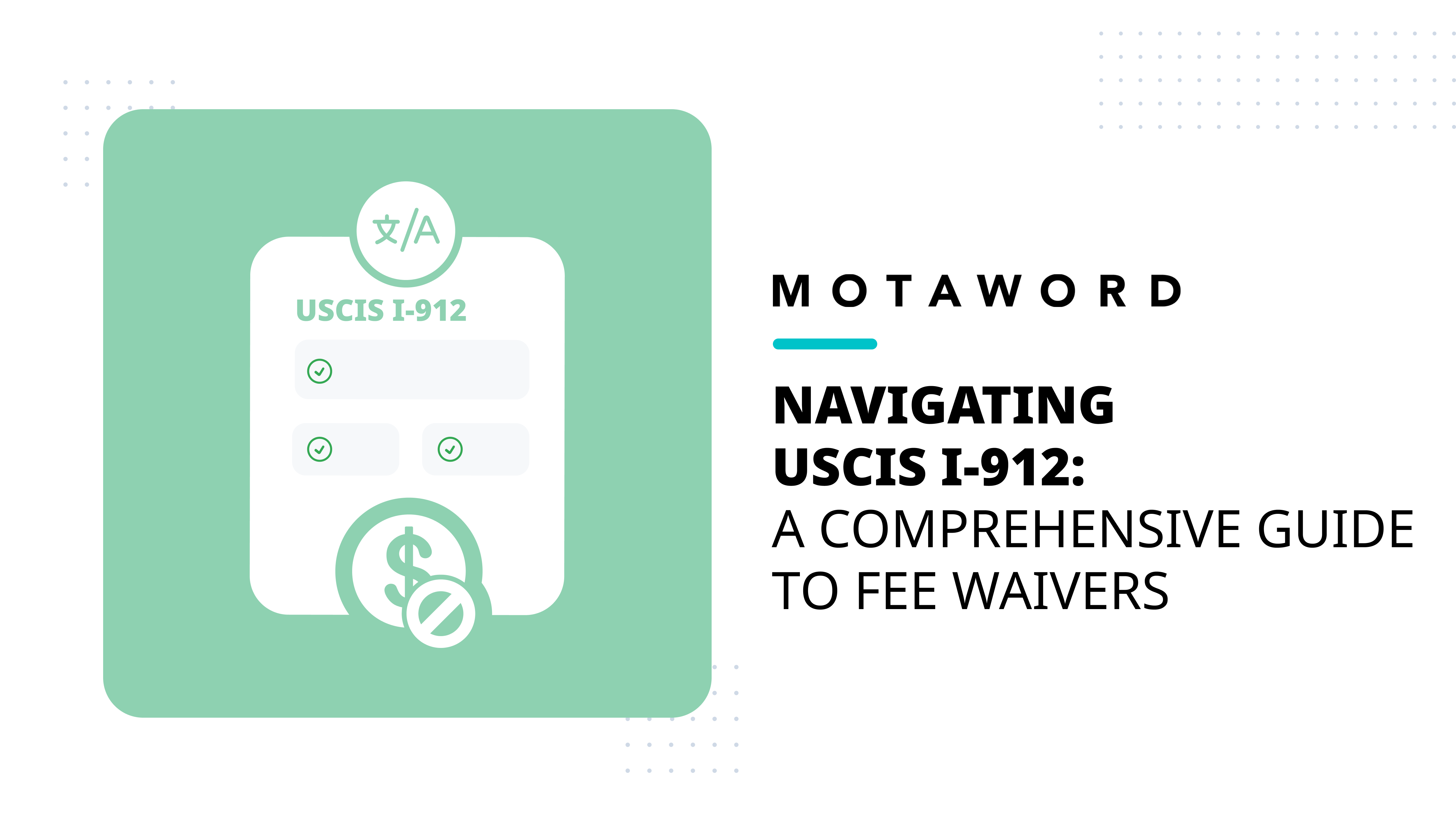 Comprehensive Guide to USCIS Form I-912 Fee Waivers