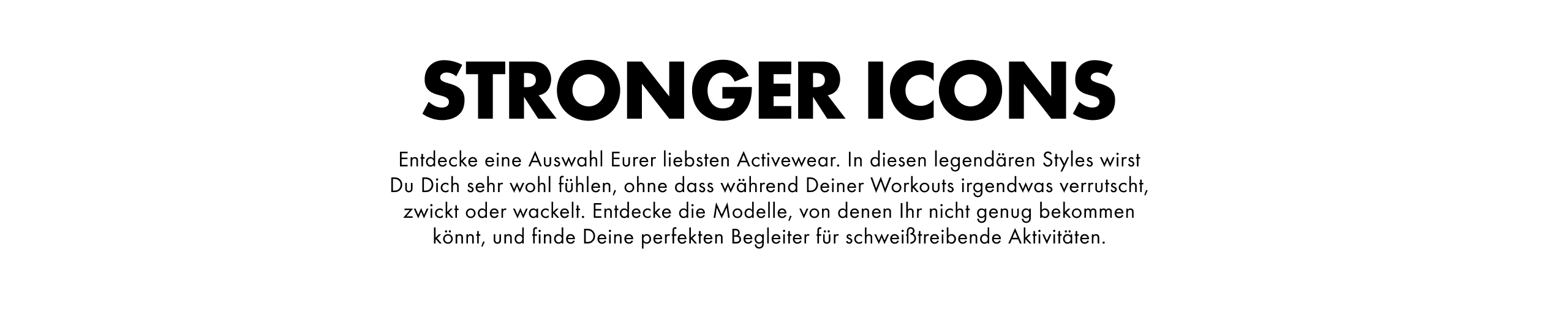 Stronger Icon | Online Einkaufen | STRONGER