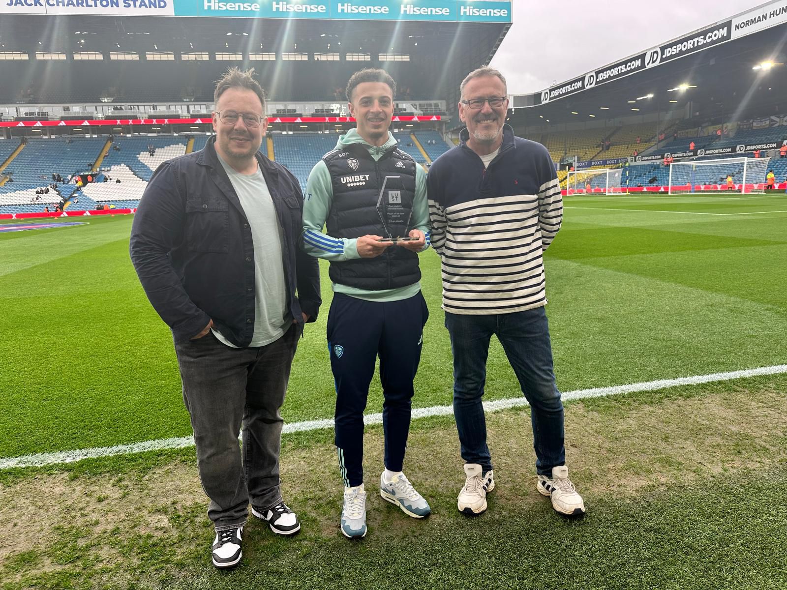 Ampadu voted Paul Madeley Memorial Award winner for 2023/24