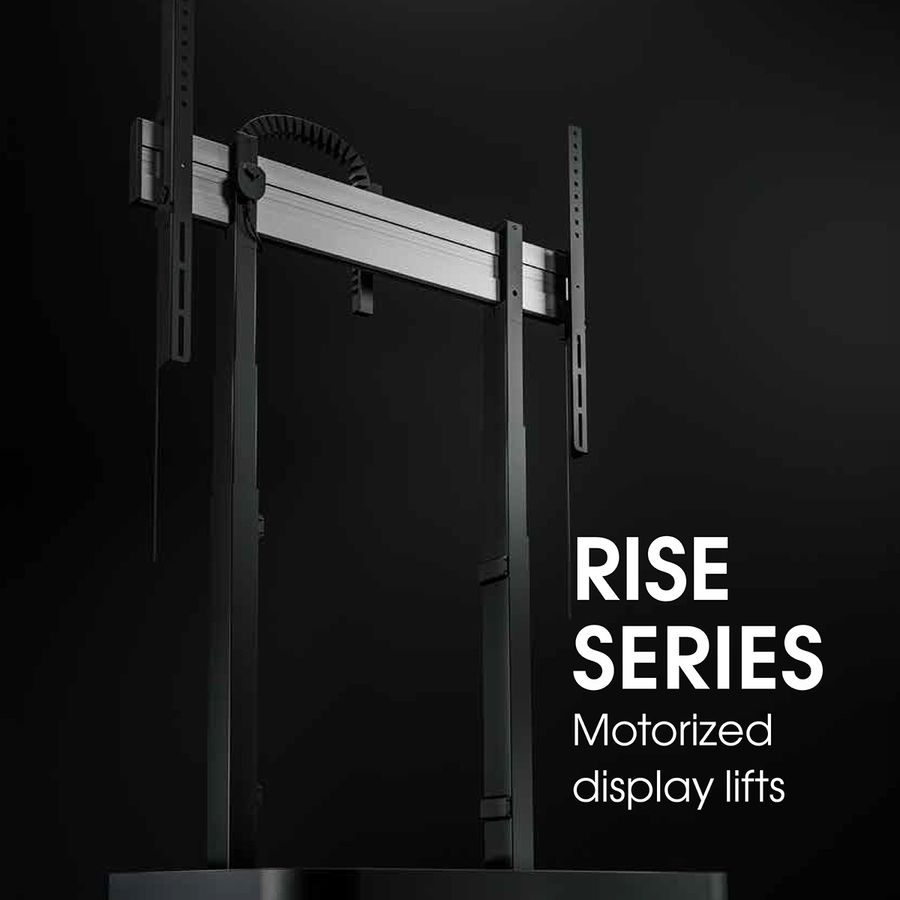 RISE series motorised TV lifts for displays up to 98"