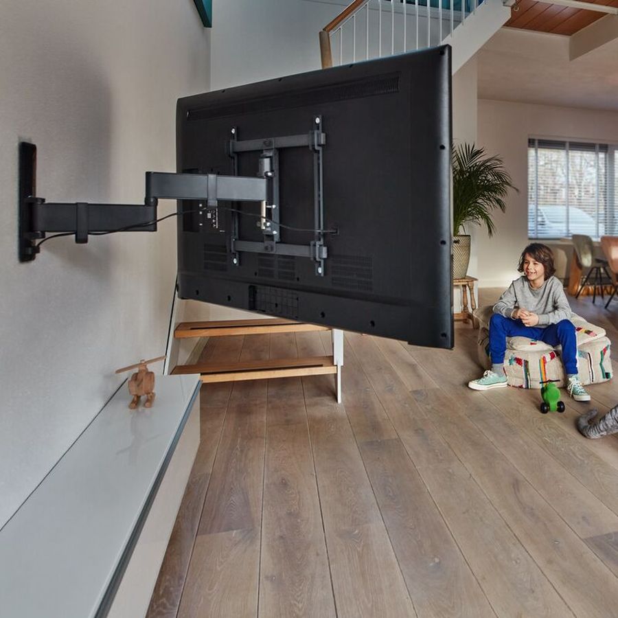 Idéal pour positionner votre support mural TV à la hauteur optimale ...