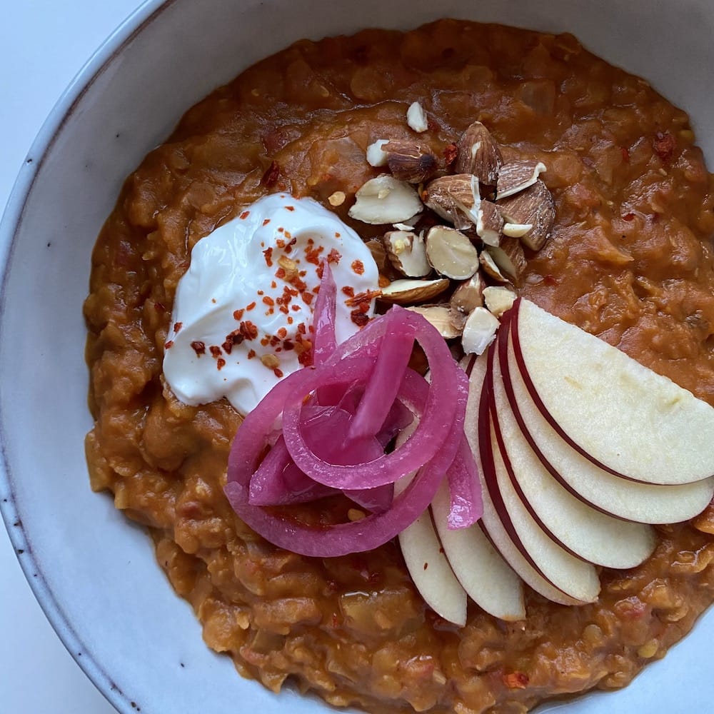 Indisk dahl med æble | Vegetar