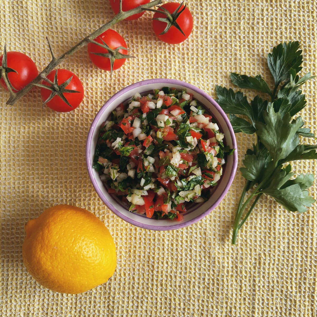 Libanesisk tabbouleh uden bulgur | Vegetar