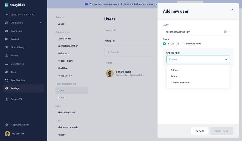 Roles and Permissions | Storyblok
