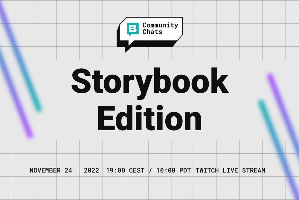 Storyblok Community Chats #2: Storybook Edition | Storyblok