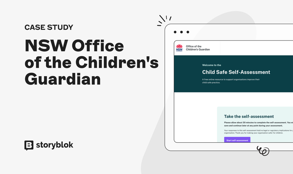 NSW Office of the Children's Guardian Case Study | Storyblok