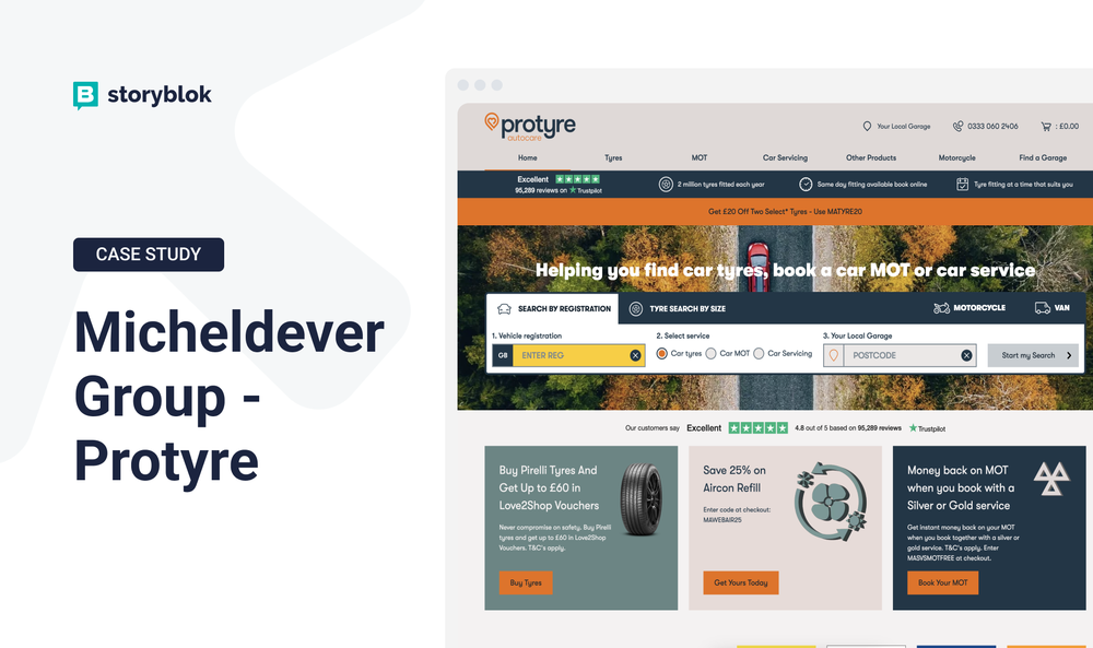 Micheldever Group - Protyre Case Study | Storyblok