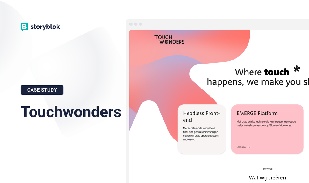 Touchwonders Case Study | Storyblok