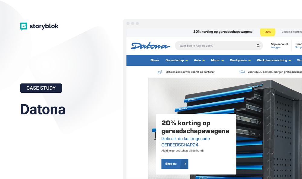 Datona Case Study | Storyblok