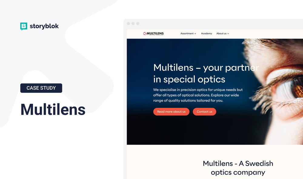 Multilens Case Study | Storyblok
