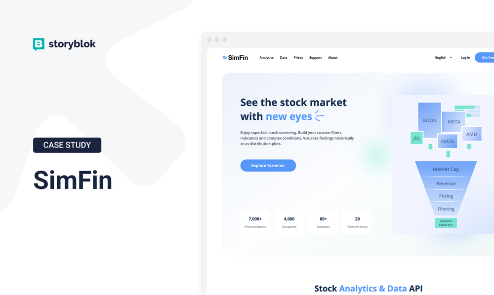 SimFin | Storyblok