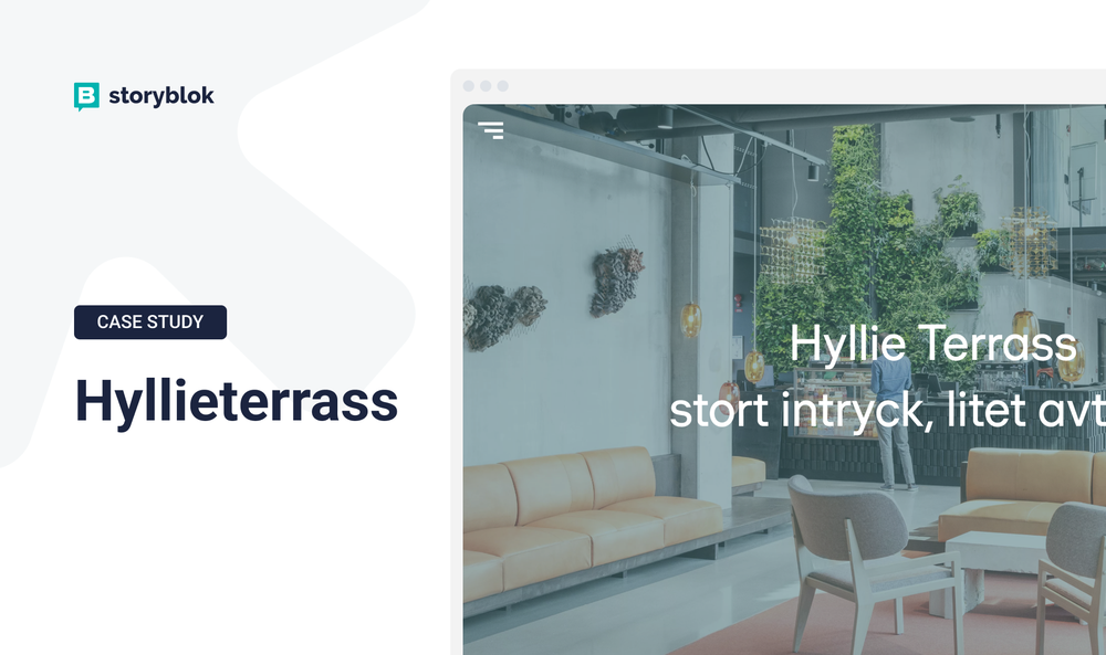 Hyllie Terrass Case Study | Storyblok
