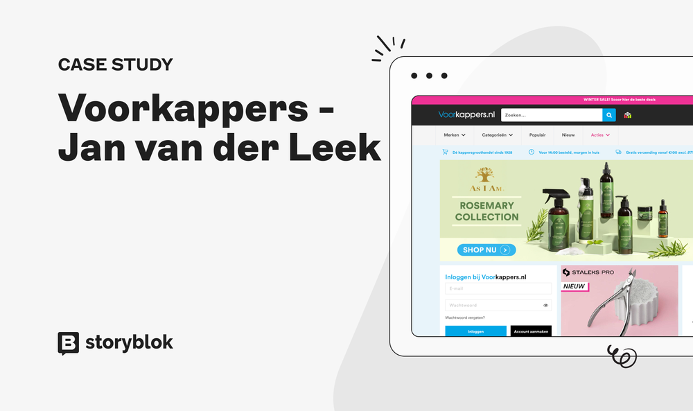 Voorkappers Case Study | Storyblok