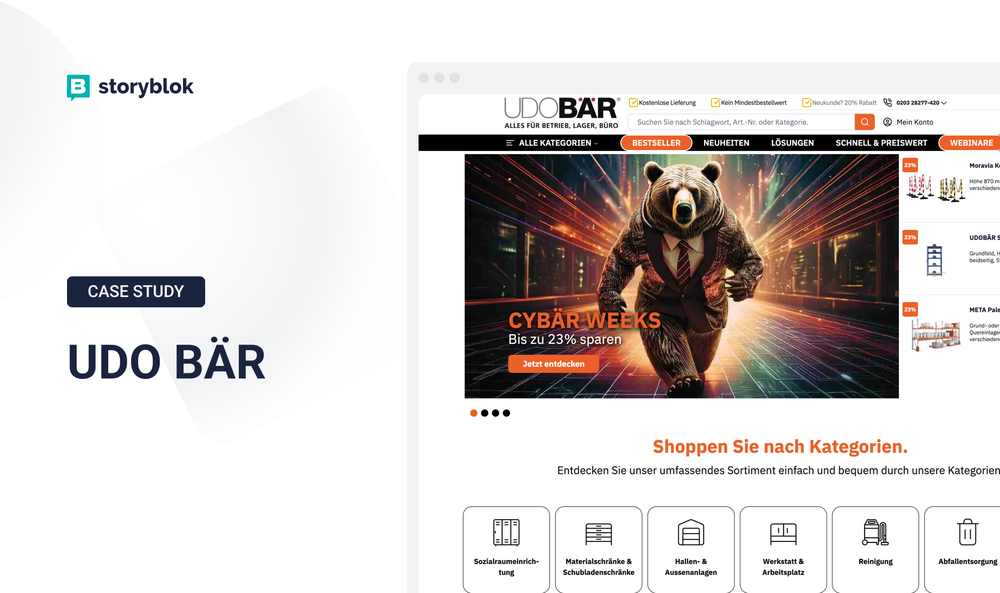 UDO BÄR Case Study | Storyblok