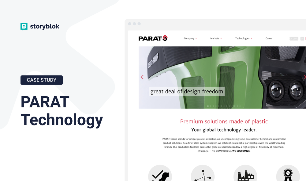 PARAT Technology Case Study | Storyblok