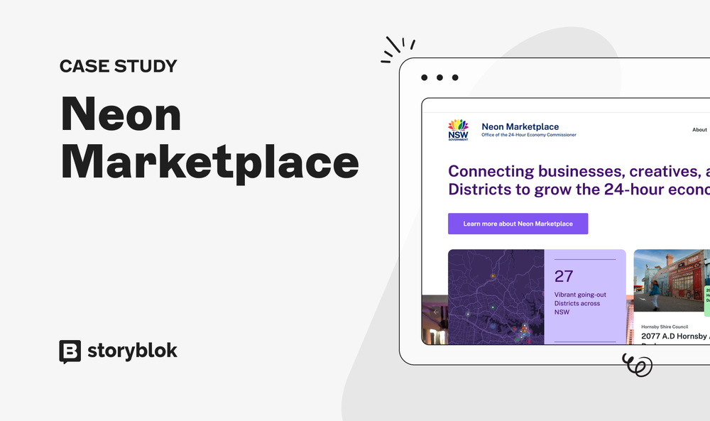 Neon Marketplace Case Study | Storyblok