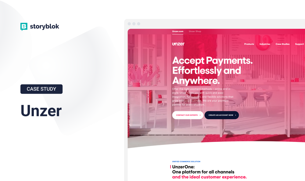 Unzer Case Study | Storyblok | Storyblok