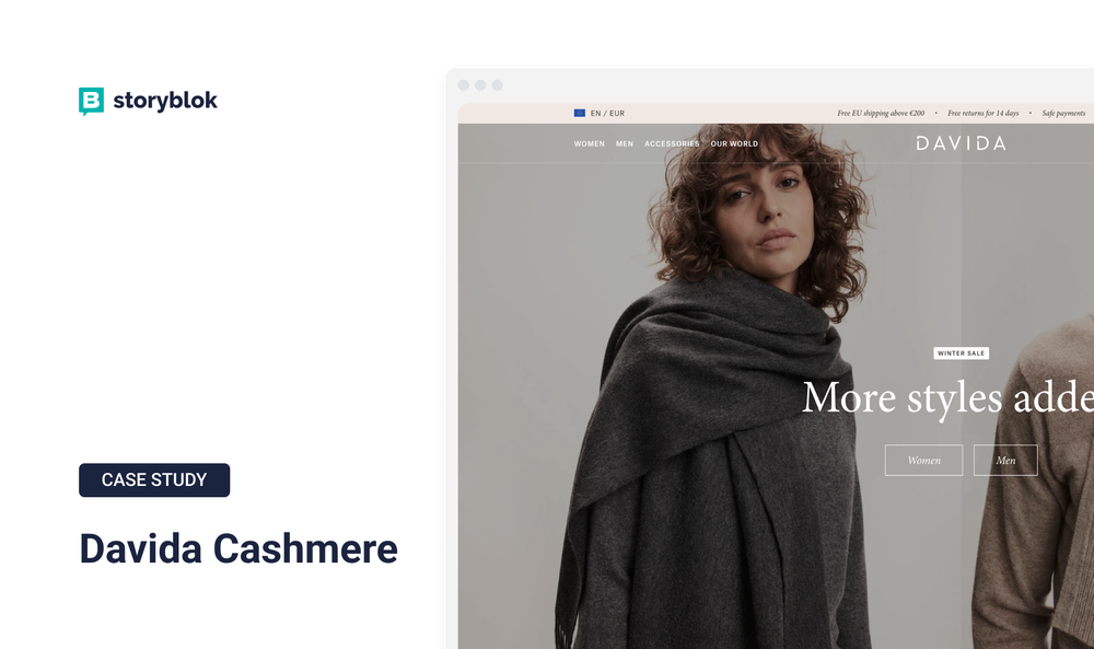 Davida Cashmere Case Study | Storyblok