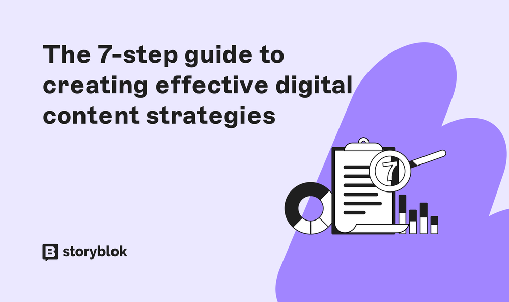 7 steps guide on creating effective digital content strategies | Storyblok