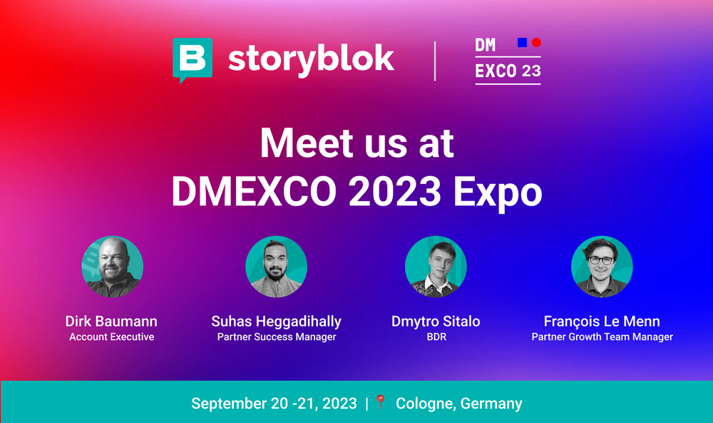 DMEXCO 2023 | Storyblok