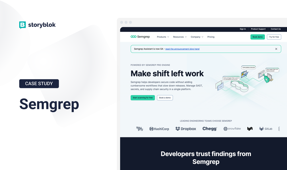 Semgrep Case Study | Storyblok