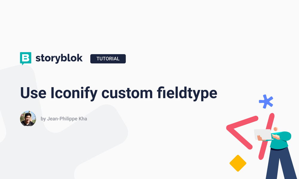 Use Iconify custom fieldtype | Storyblok