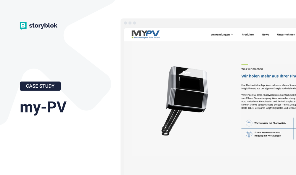 my-PV Case Study | Storyblok