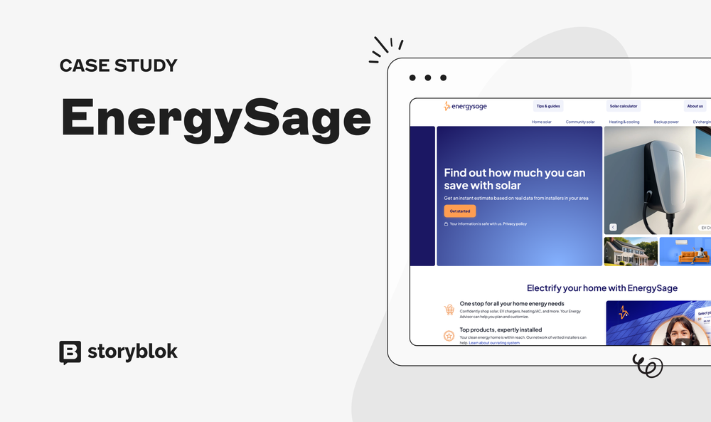 EnergySage Case Study | Storyblok | Storyblok