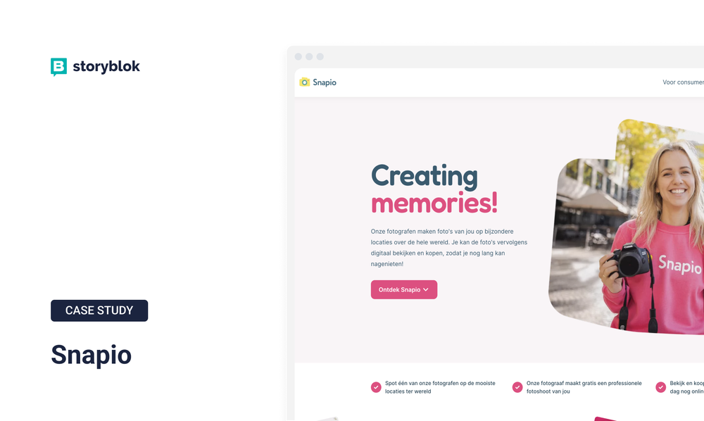 Snapio | Storyblok