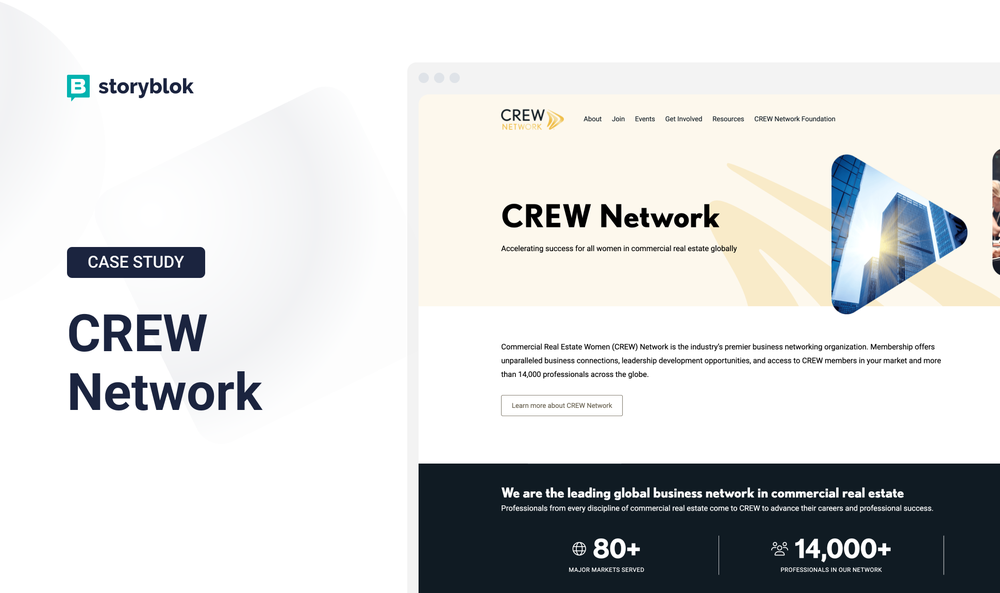 CREW Network Case Study | Storyblok