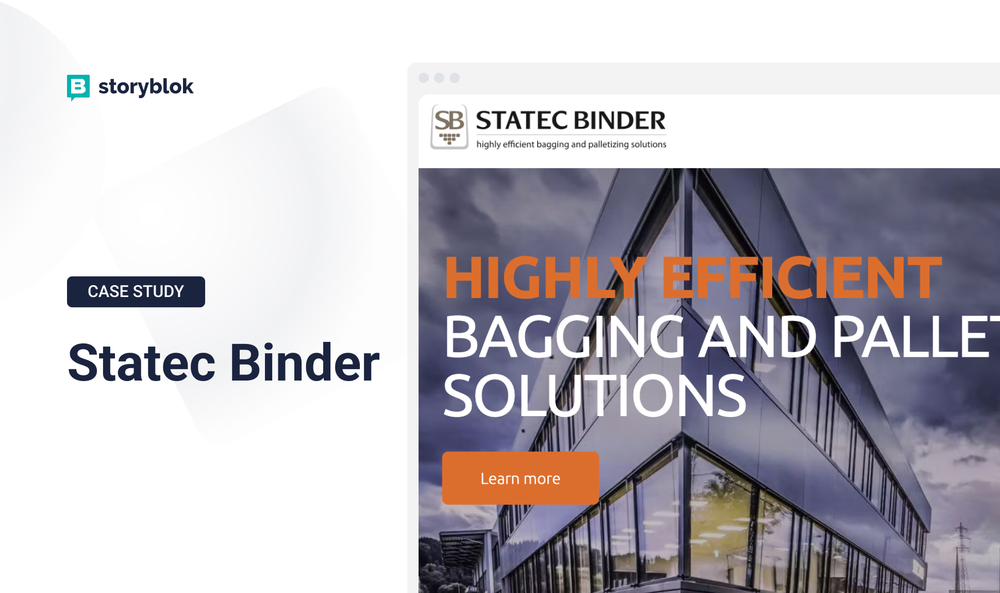 Statec Binder Case Study | Storyblok