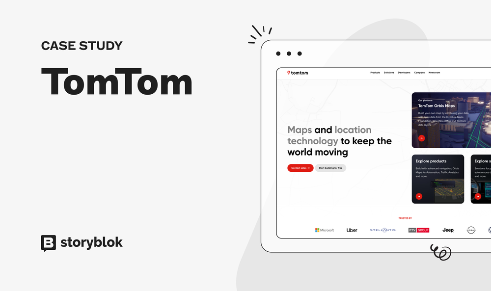 TomTom Case Study | Storyblok | Storyblok