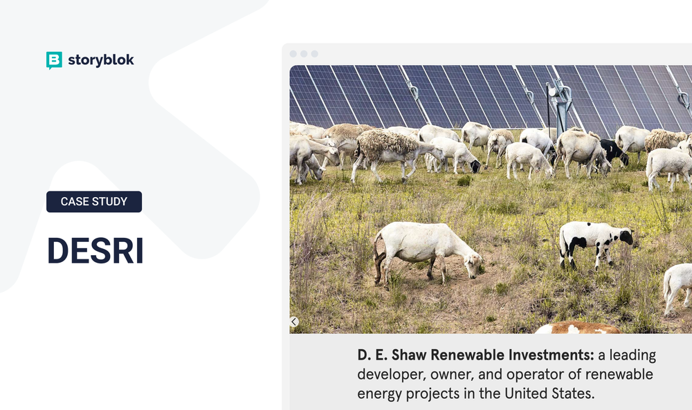 DESRI Case Study | Storyblok
