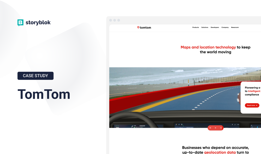 TomTom Case Study | Storyblok | Storyblok