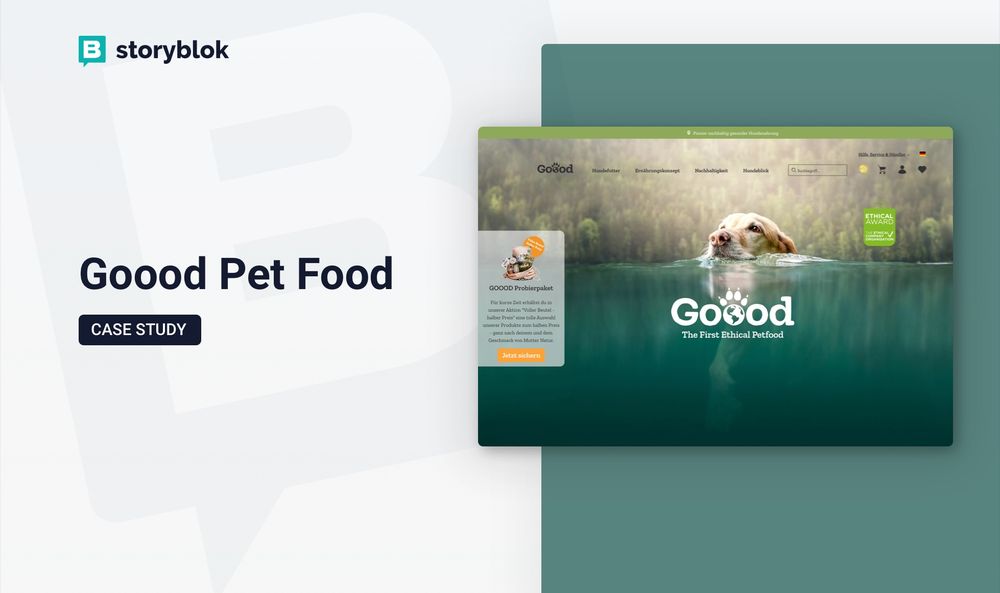 Goood Pet Food | Storyblok