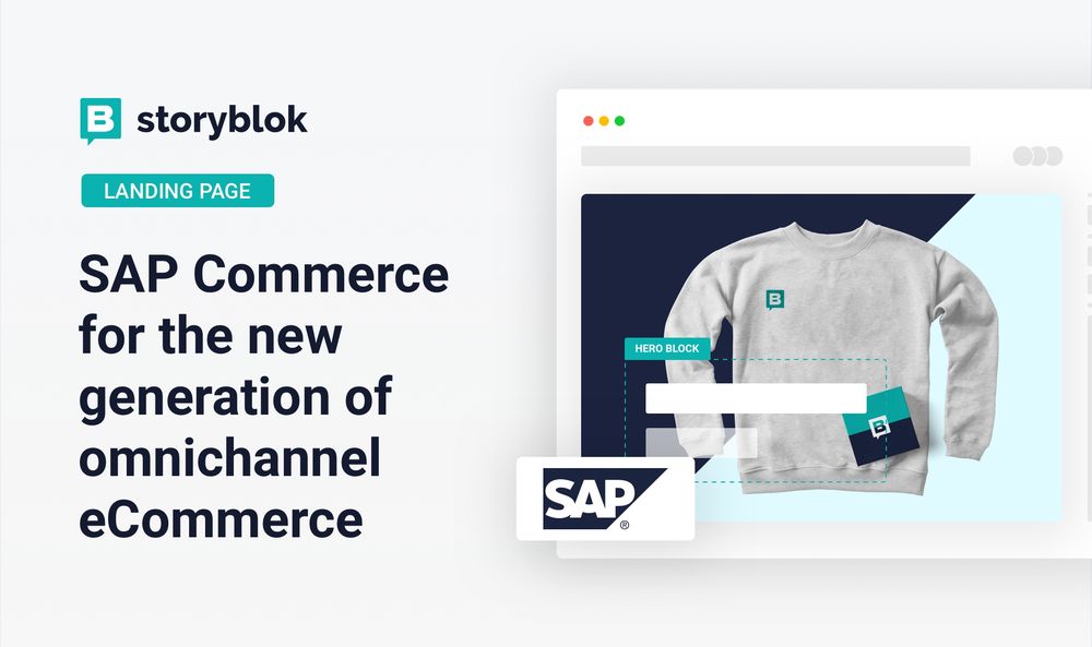 The eCommerce CMS for SAP Commerce | Storyblok