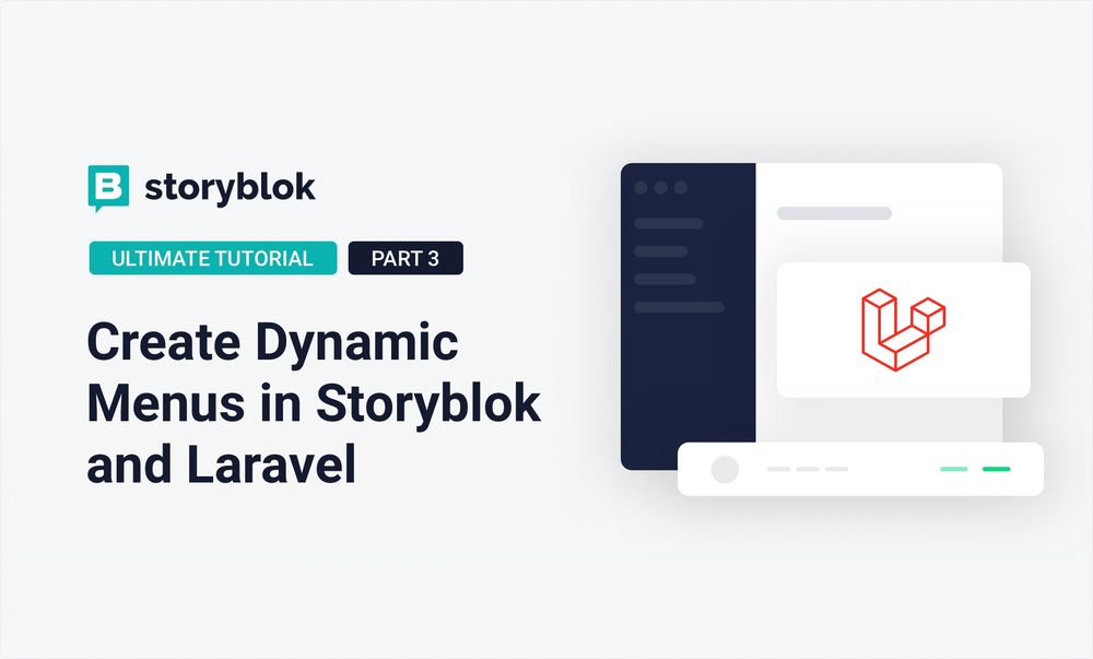 Create Dynamic Menus in Storyblok and Laravel | Storyblok