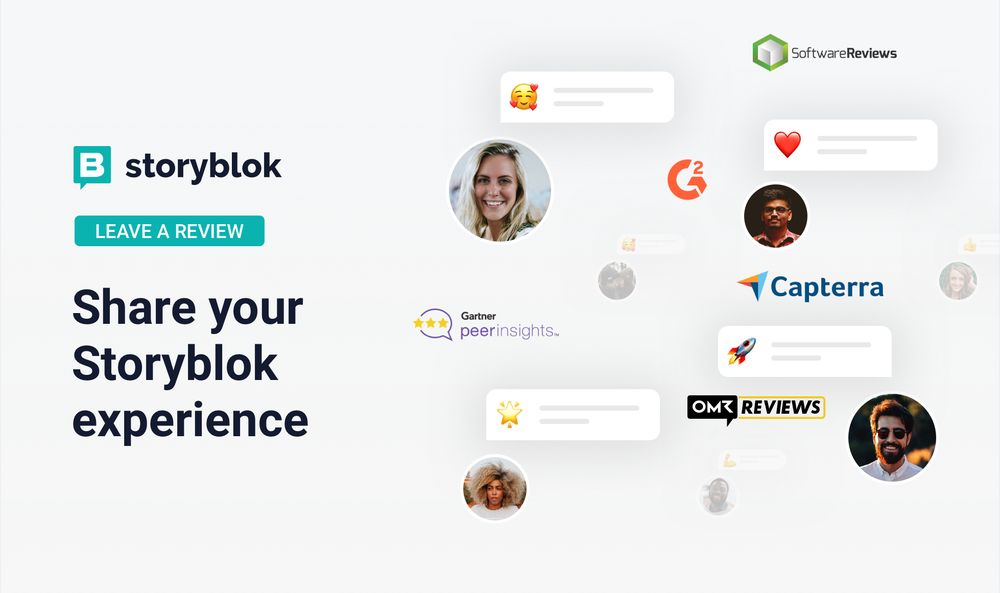 Share your Storyblok experience | Storyblok