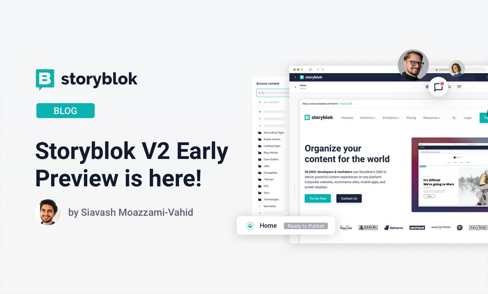 Storyblok V2 Early Preview is here! | Storyblok