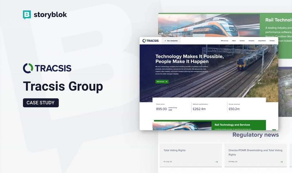 Tracsis Group | Storyblok