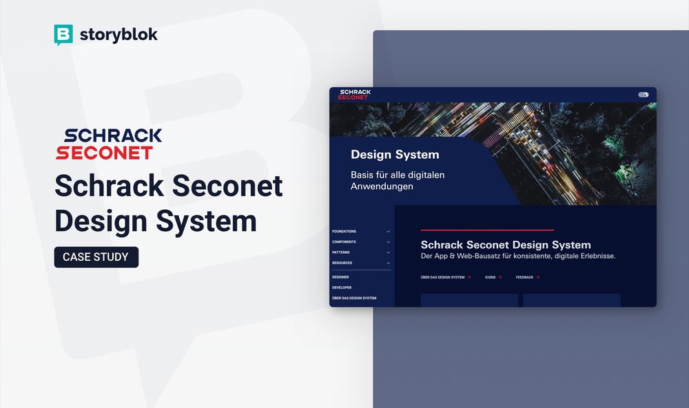 Schrack Seconet Design System | Storyblok
