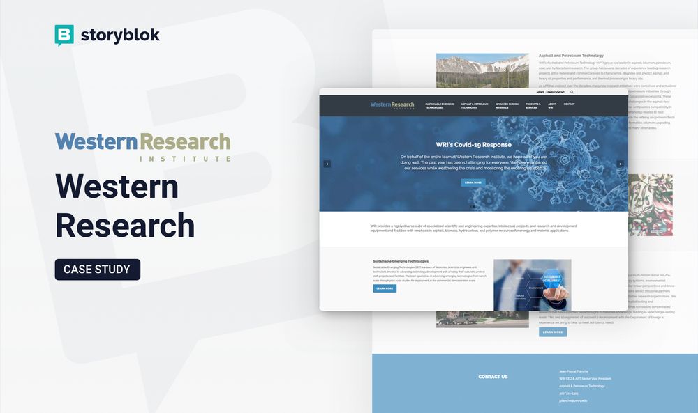 Western Research Institute | Storyblok