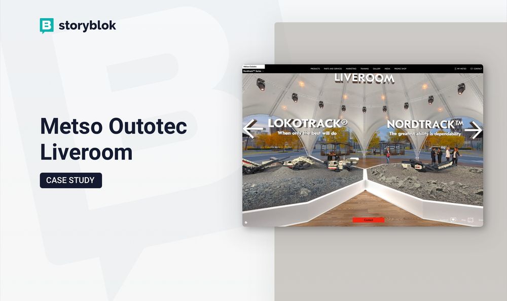 Metso Outotec Liveroom | Storyblok