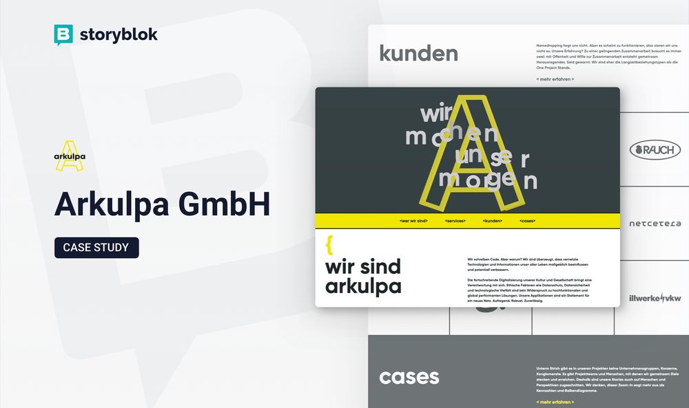Arkulpa GmbH Case Study | Storyblok